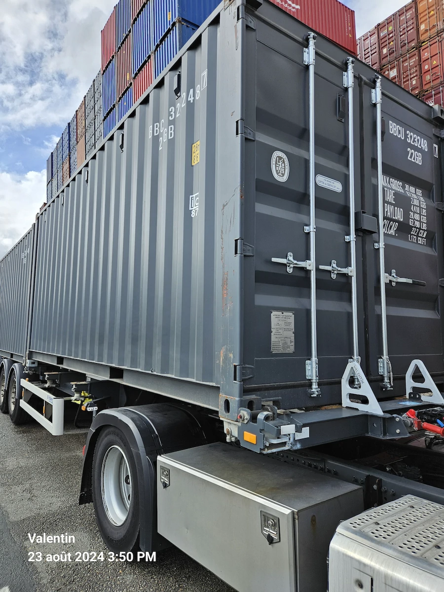 Container maritime 20' Dry Van - Quality 1st trip for sale or rent ...