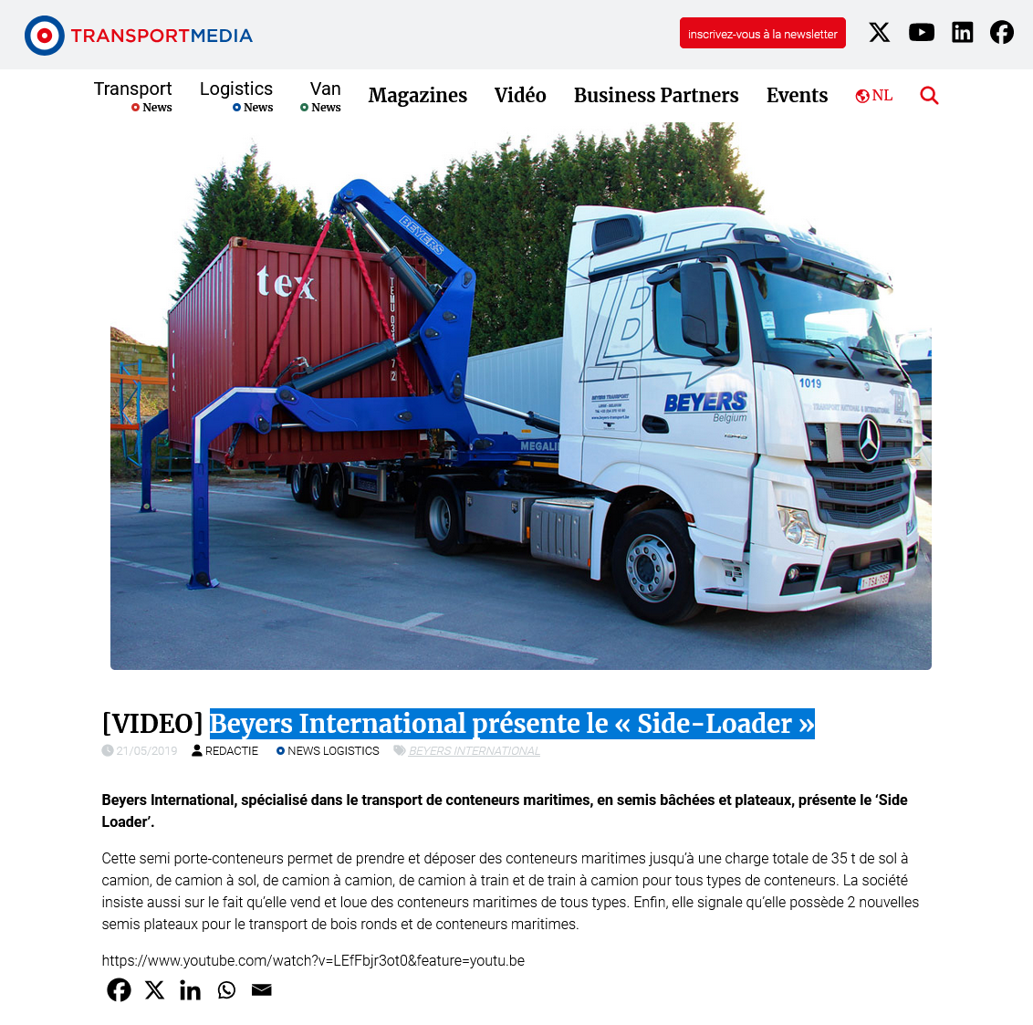 Beyers International introduces the Side-Loader - Beyers International